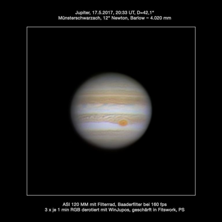 Klostersternwarte - ... der sehr helle Stern am Abend im Süden, was ist ...