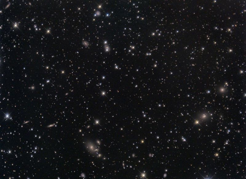 Klostersternwarte - Galaxienhaufen um NGC 708